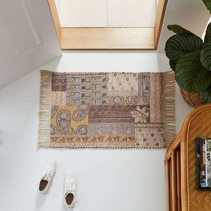 Monte Patchwork Multi Indoor Mat | Adairs
