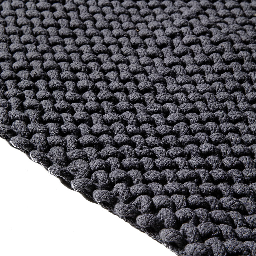 Home Republic - Cayman Cord Rug Mid Grey - Homewares Floor Rugs & Mats ...