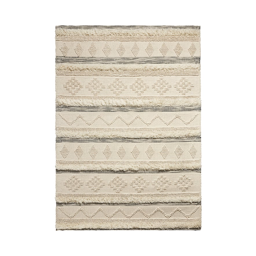 Home Republic - Miami Rug Natural & Grey | Adairs