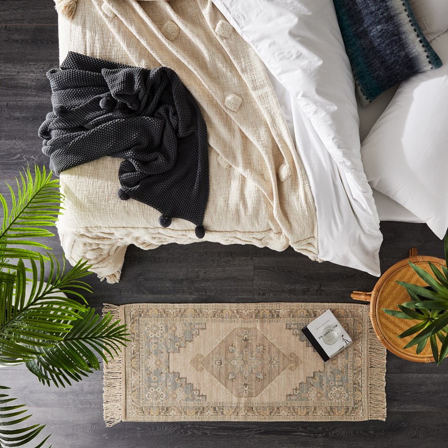 Tivoli Small Pink & Mustard Kerala Rug | Adairs