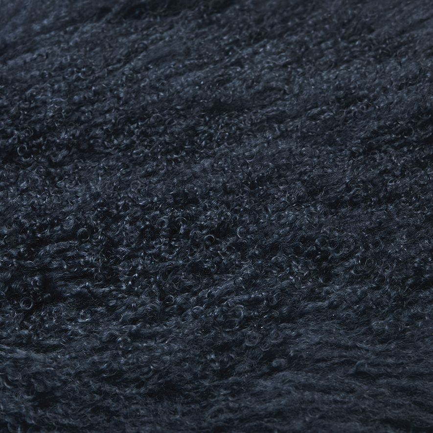 Home Republic - Mongolian Sheepskin Rug Navy | Adairs