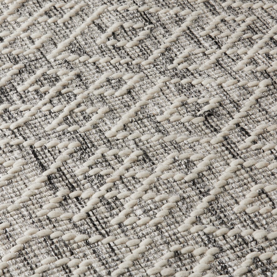Balfour Silver & Natural Diamond Rug Collection | Adairs