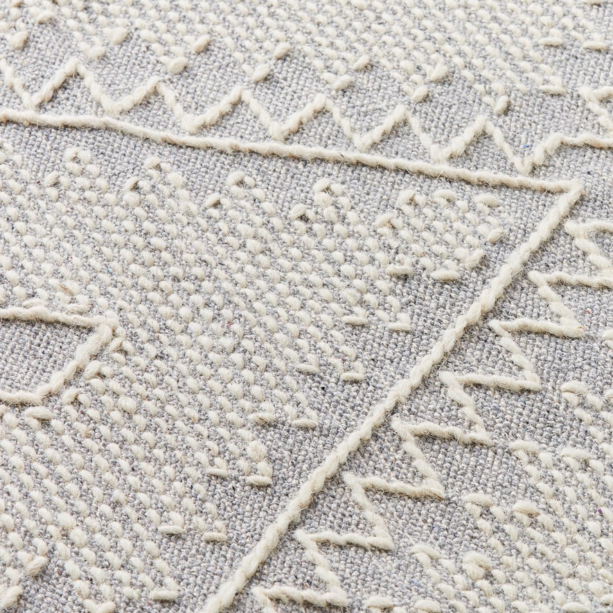 Tierra Grey Large Rug | Adairs