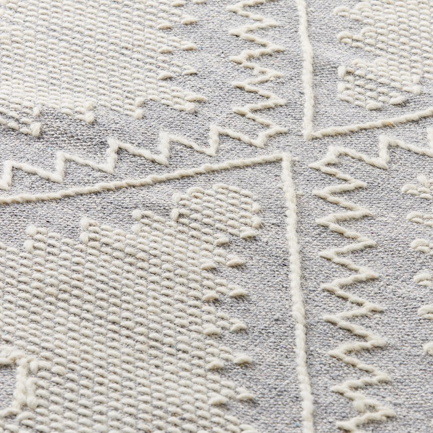 Tierra Grey Small Rug | Adairs