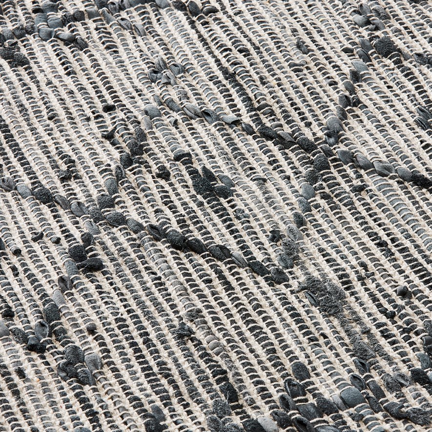 Harlem Steel Blue Small Rug | Adairs