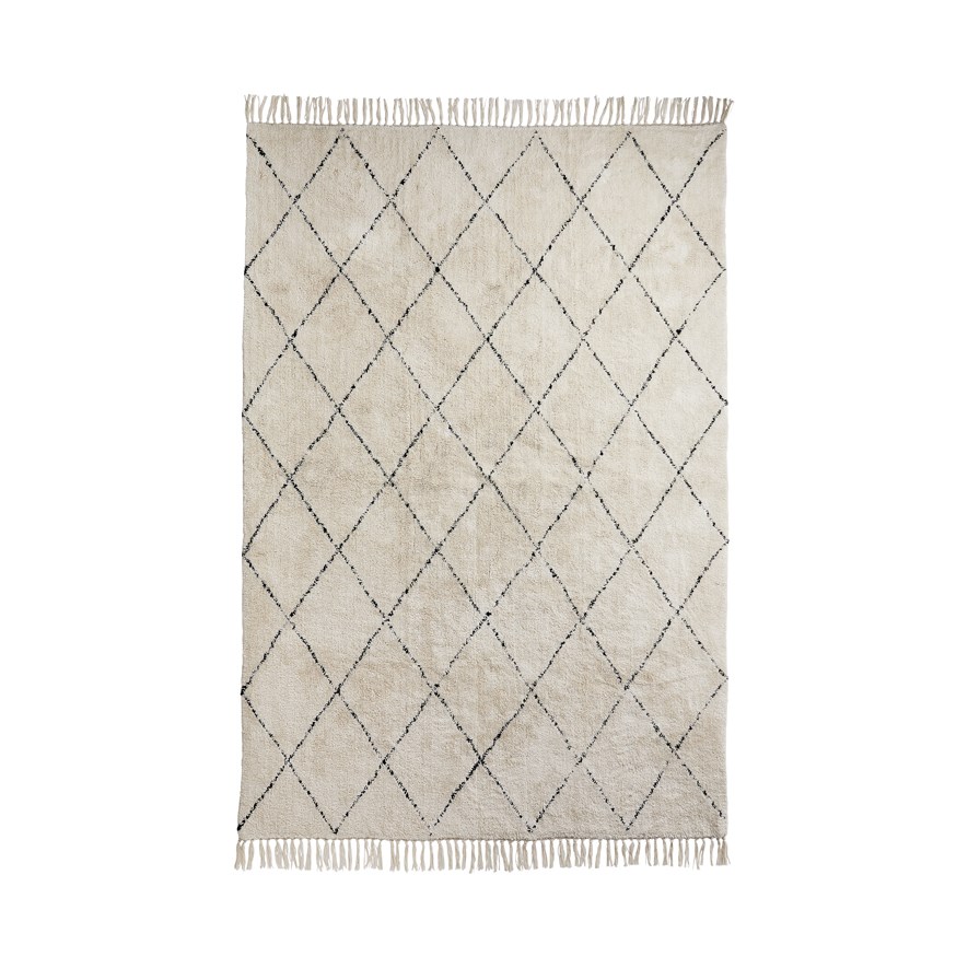Home Republic - Dorset Natural Diamond Rug | Adairs