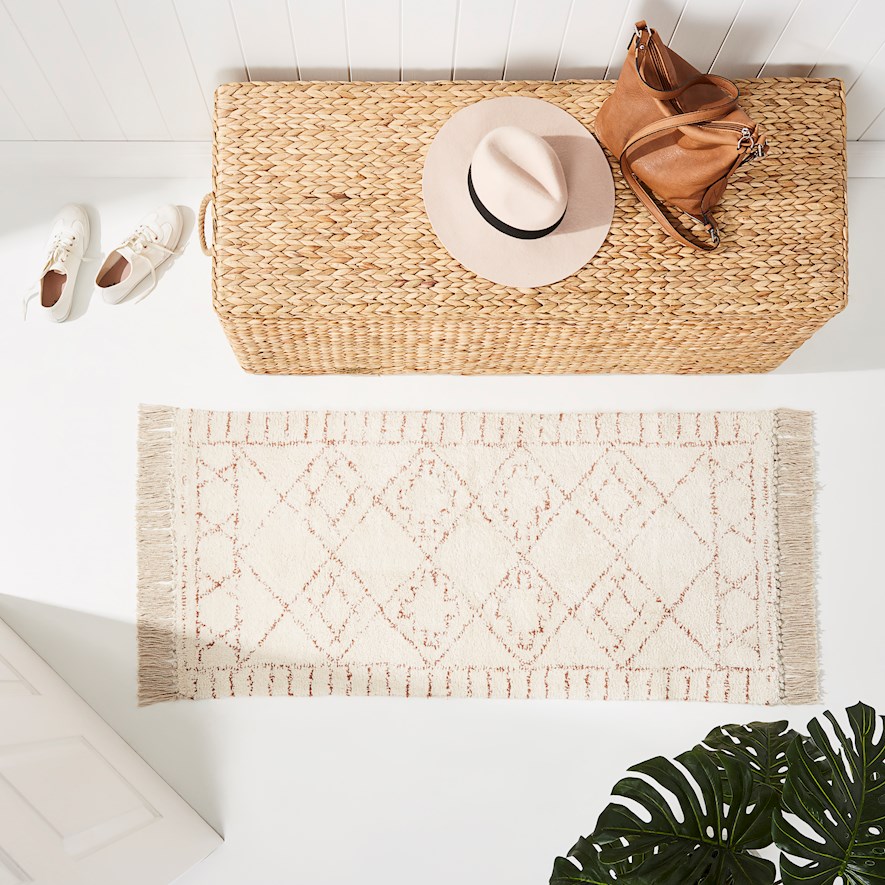 Iowa Natural Caramel Rug | Adairs