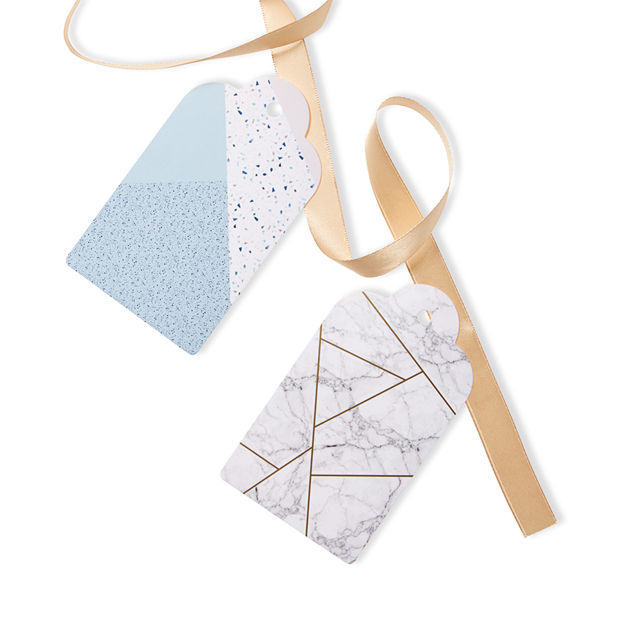 Geo Stone Gift Tags | Adairs