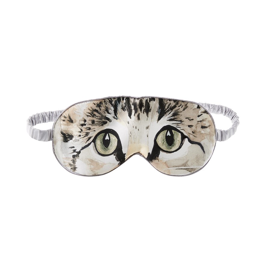 Cat Collection Tabby Silk Eye Mask | Adairs