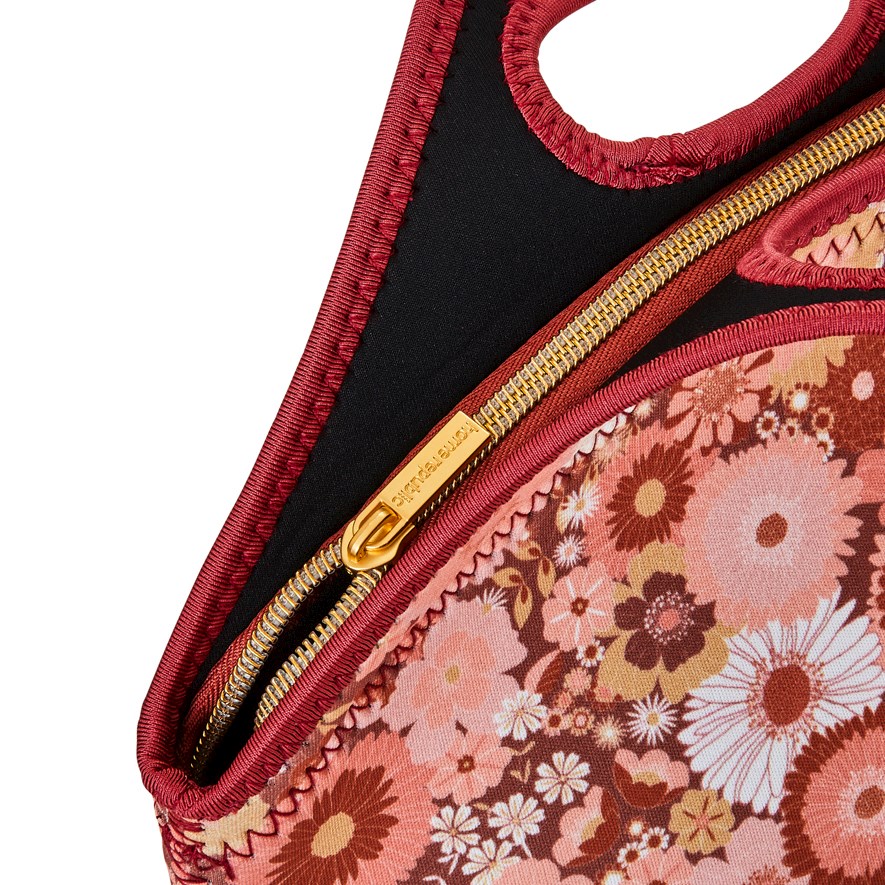 70's Floral Rust Lunch Bag | Adairs