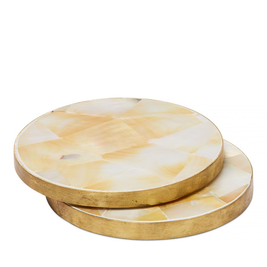 Astro Gold Marble Coasters | Adairs