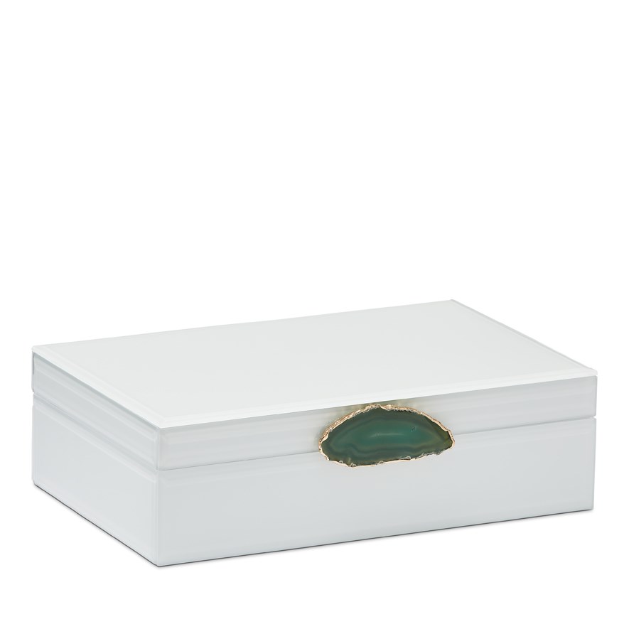 Agate Large White Jewellery Box | Adairs