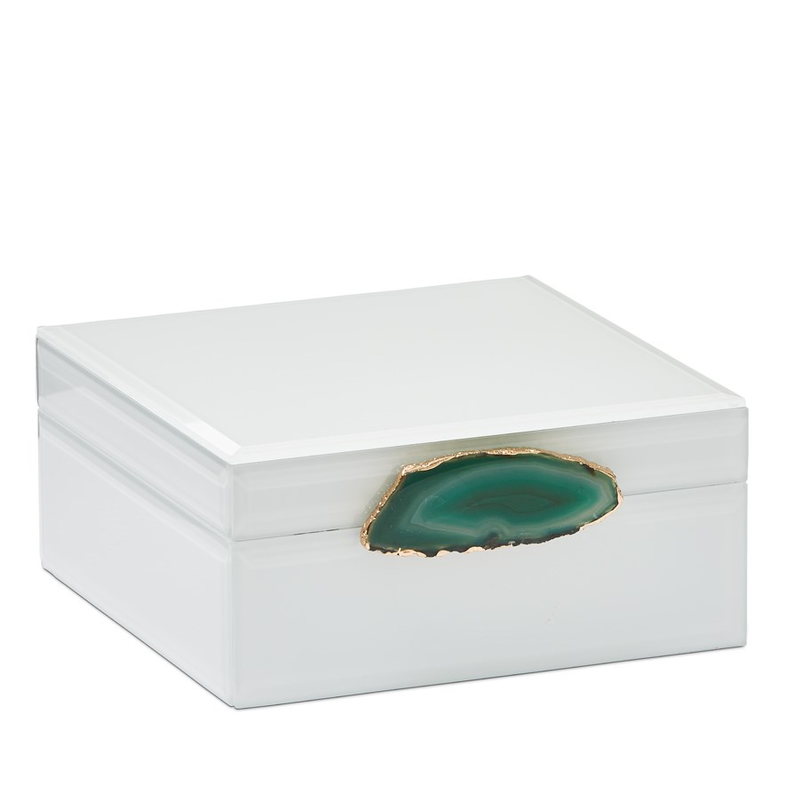 Agate Small White Jewellery Box | Adairs