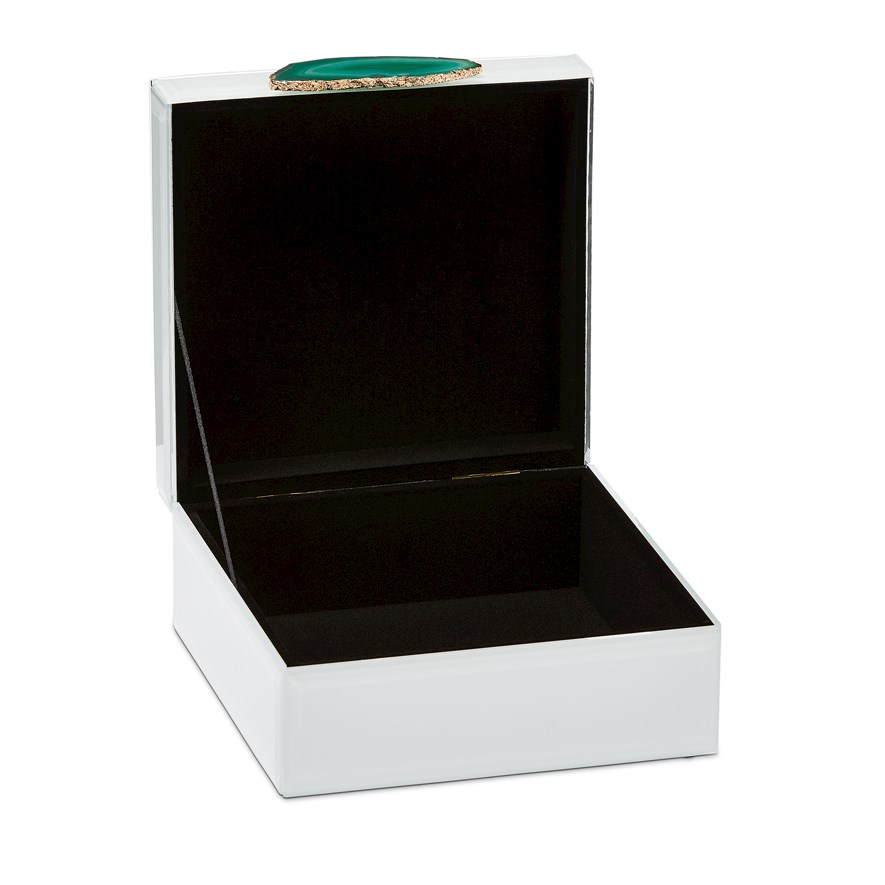 Agate Small White Jewellery Box | Adairs