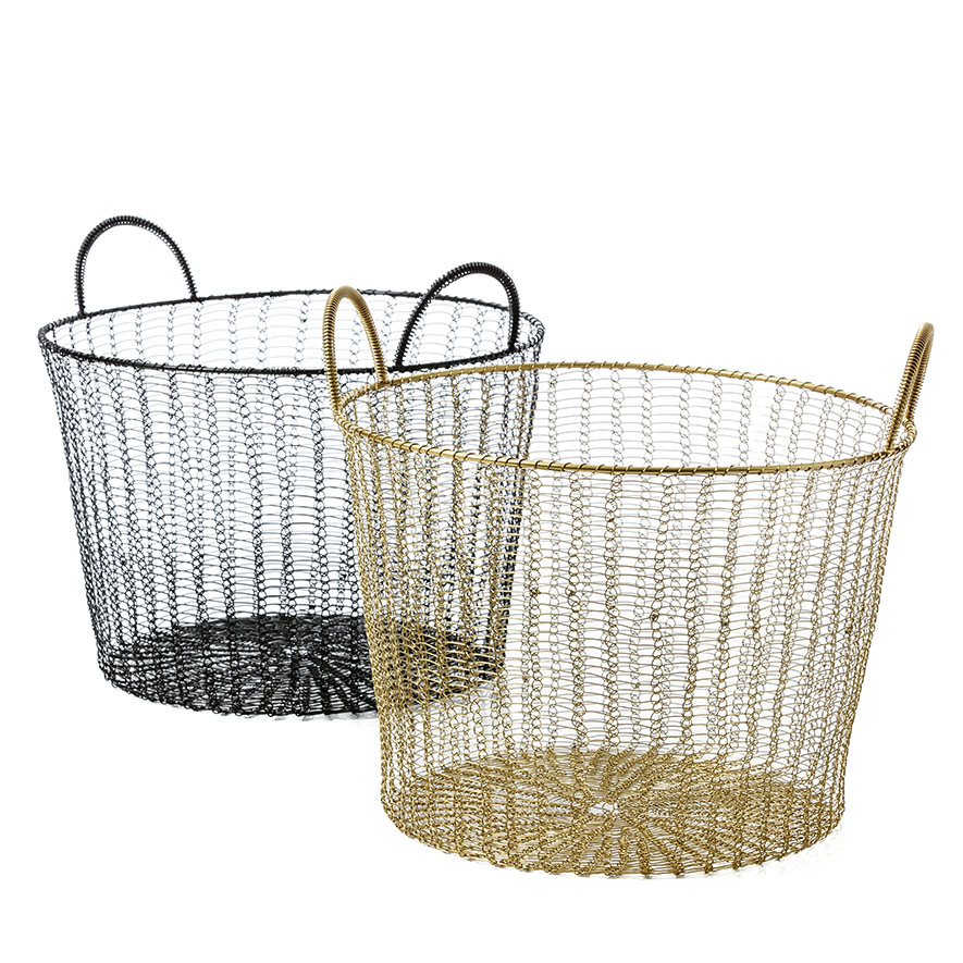 Home Republic - Filo Basket Gold Metal | Adairs