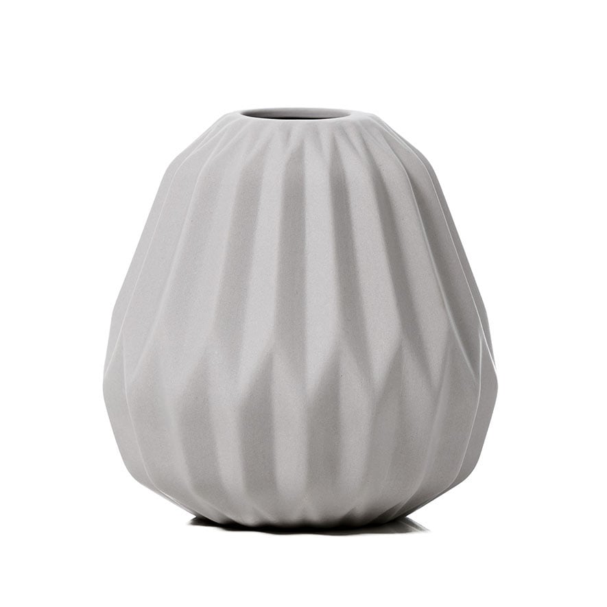 Home Republic - Vienna Small Grey Vase | Adairs