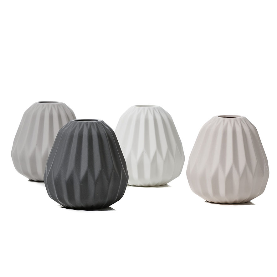 Home Republic - Vienna Small Grey Vase | Adairs