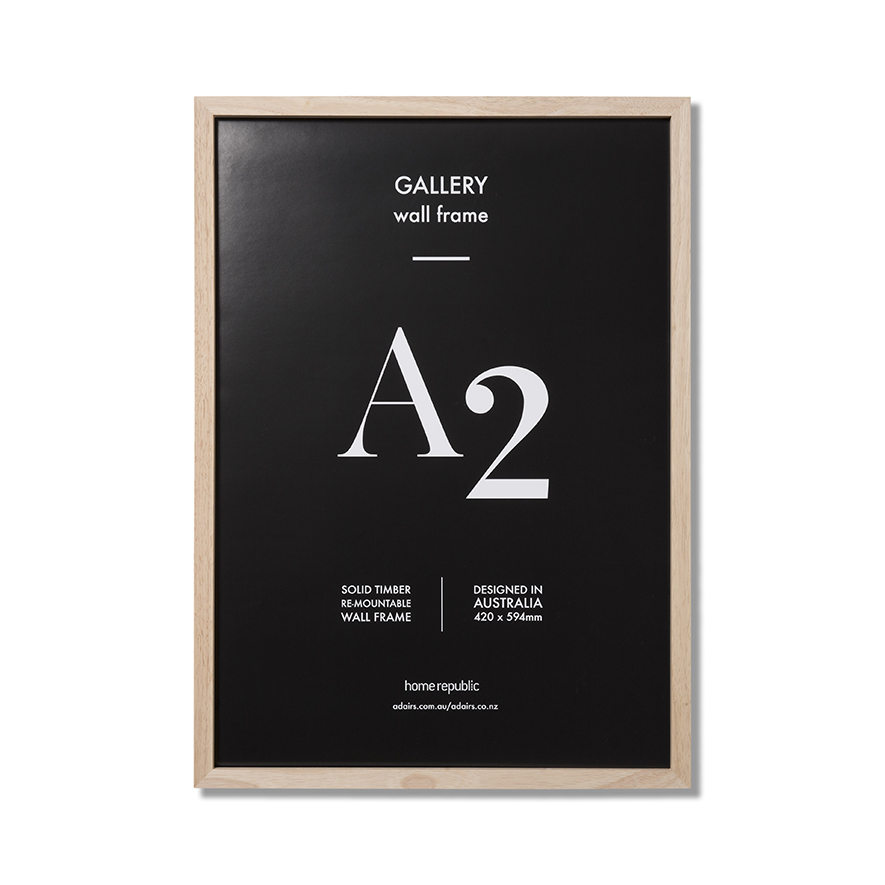Gallery Frame A2 Natural Wall Frame | Adairs
