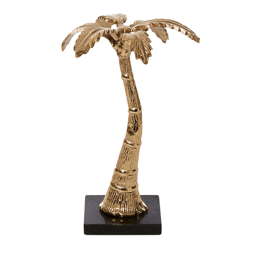 Golden Palm Tree Decoration Gold | Adairs