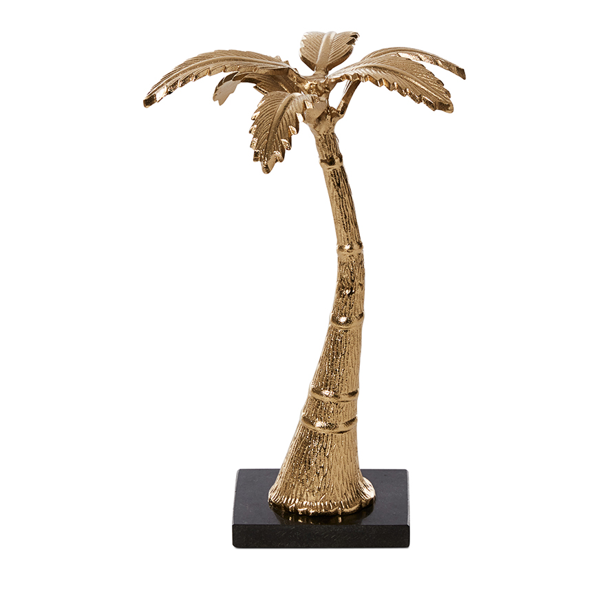 Golden Palm Tree Decoration Gold | Adairs