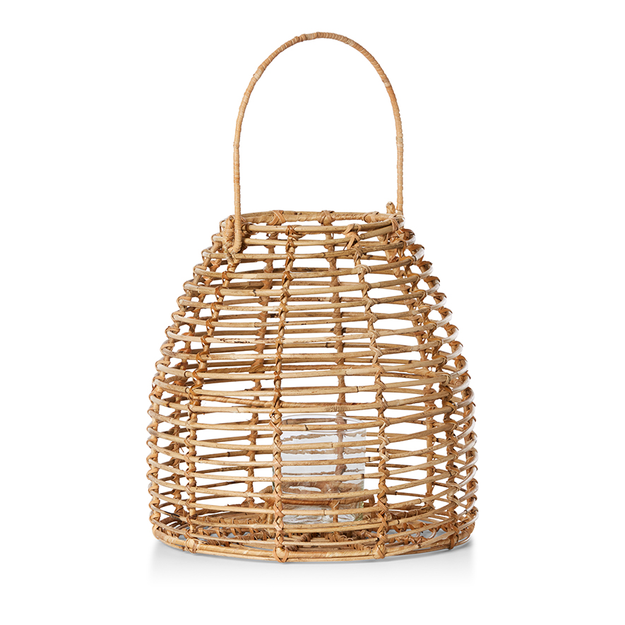 Home Republic - Rattan Beehive Lantern Natural | Adairs