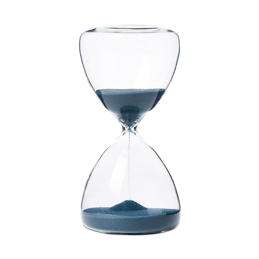 Home Republic - Verona Sand Glass Timer Blue | Adairs