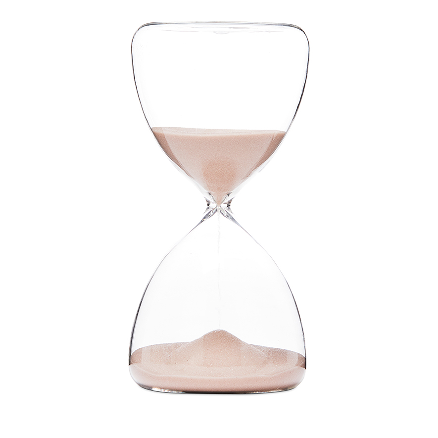 Summer Pink Sand Glass | Adairs