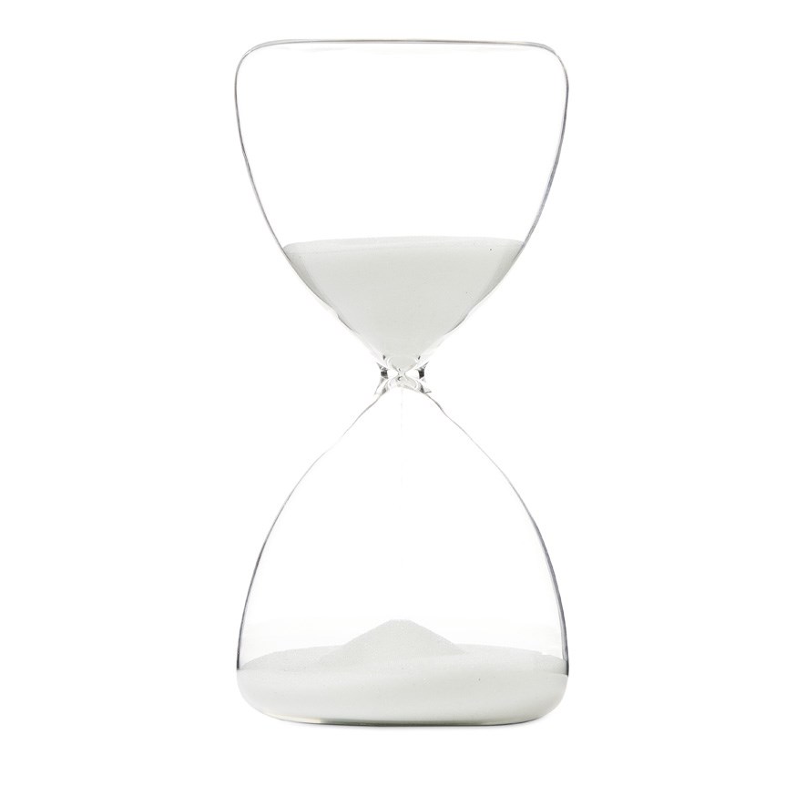 Summer White Large Sand Glass | Adairs