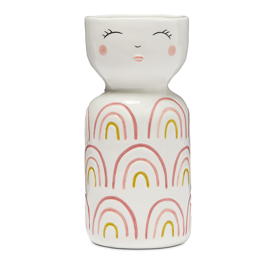 Astro Rainbow Riley Face Vase | Adairs