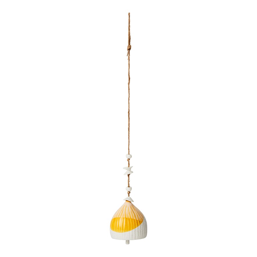 Tao Yellow Bell Wind Chime | Adairs