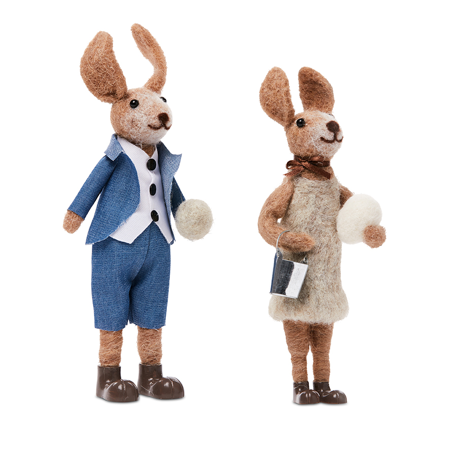 Easter Felted Rabbit Mr Rabbit | Adairs