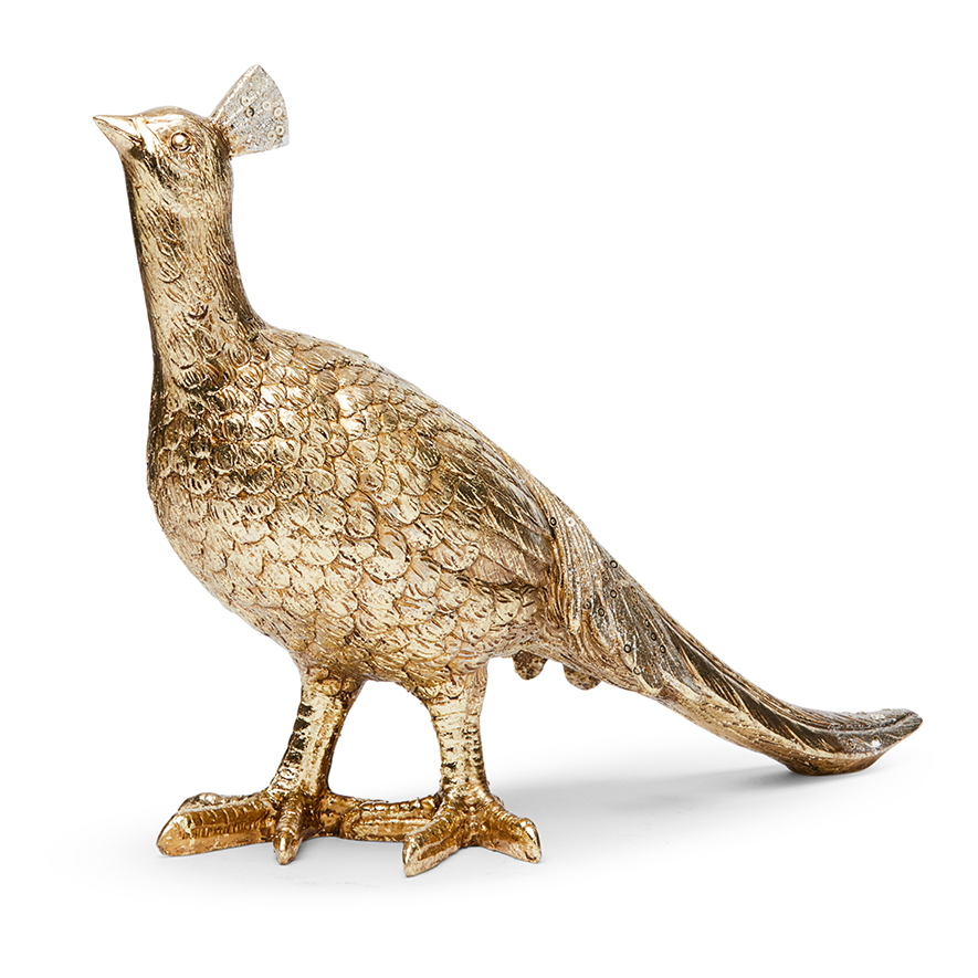 Male Gold Partridge Ornament | Adairs