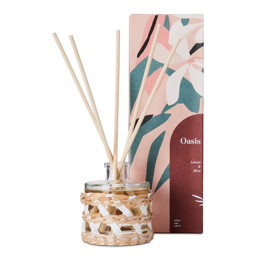 Oasis Lemon & Mint Diffuser | Adairs