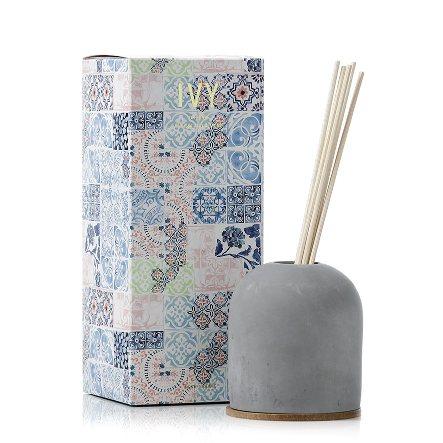 Ivy Vanilla & Almond Concrete Diffuser | Adairs