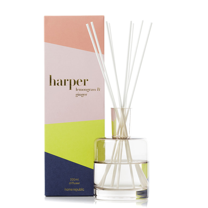 Harper Lemongrass & Ginger Diffuser | Adairs