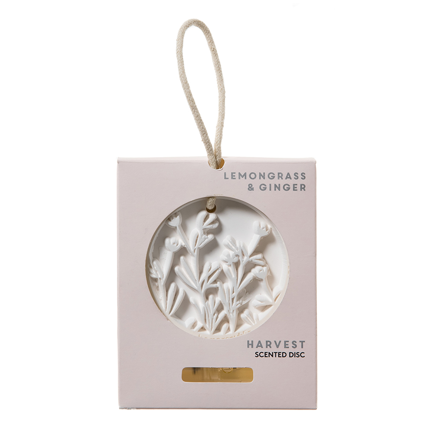 Harvest Ceramic Scented Disc Lemongrass & Ginger | Adairs