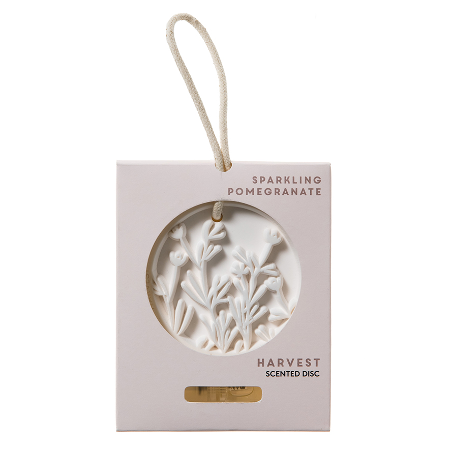 Harvest Ceramic Scented Disc Sparkling Pomegranite | Adairs