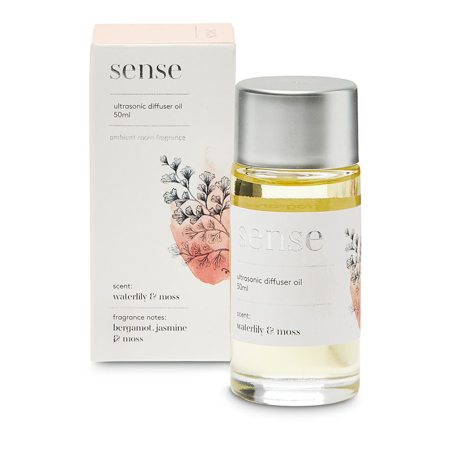 Home Republic - Sense Ultrasonic Waterlily & Moss Diffuser Oil | Adairs