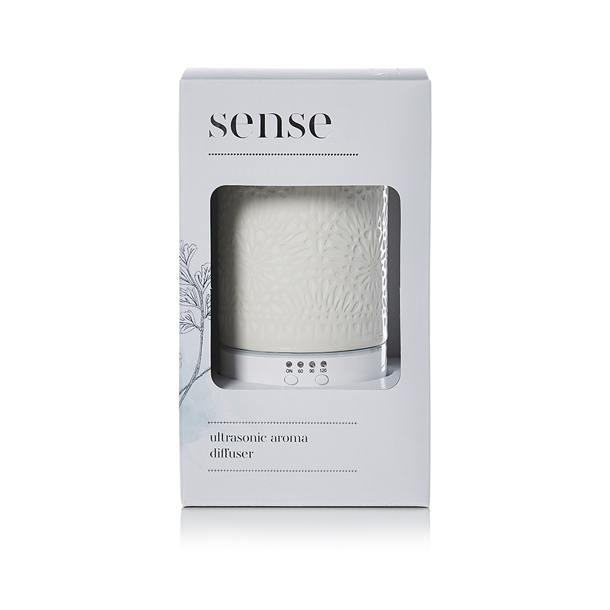 Sense Ultrasonic White Mosaic Diffuser | Adairs