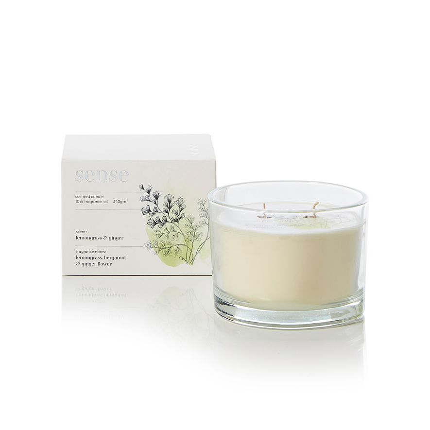 Sense Candle Lemongrass & Ginger | Adairs