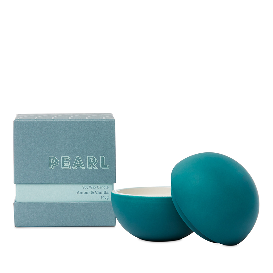 Home Republic - Pearl Candle Amber & Vanilla | Adairs