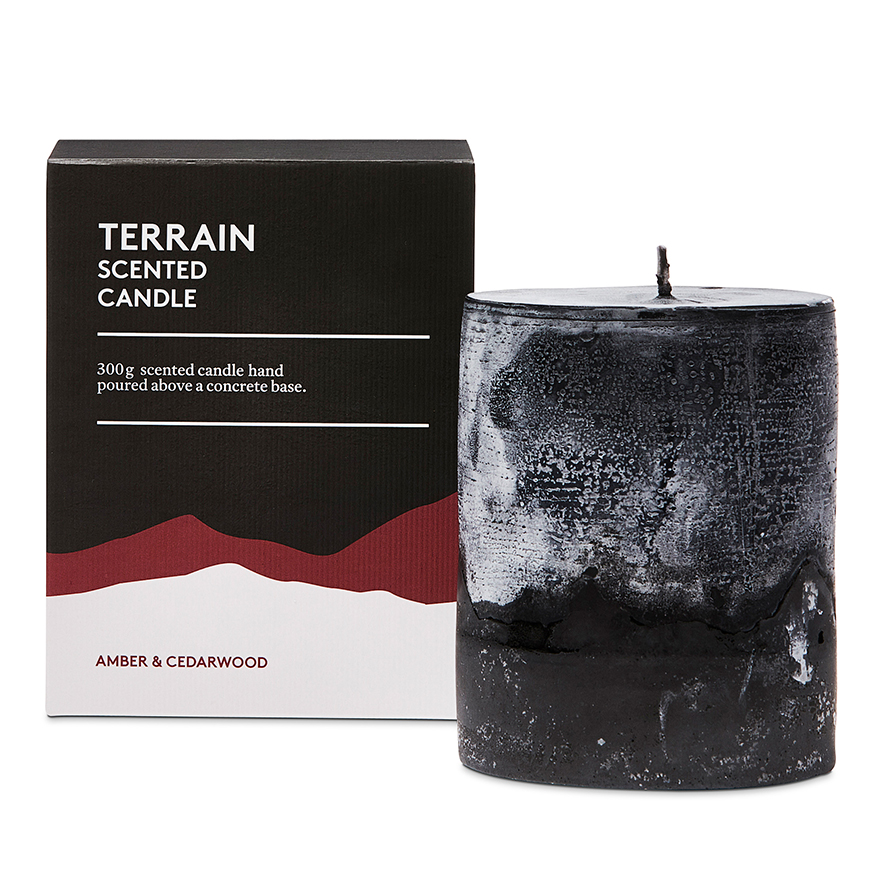 Terrain Amber Cedarwood Home Fragrance Candle | Adairs