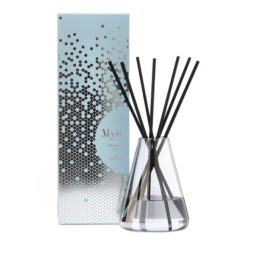 Myth Home Fragrance Peony & Suede Diffuser | Adairs