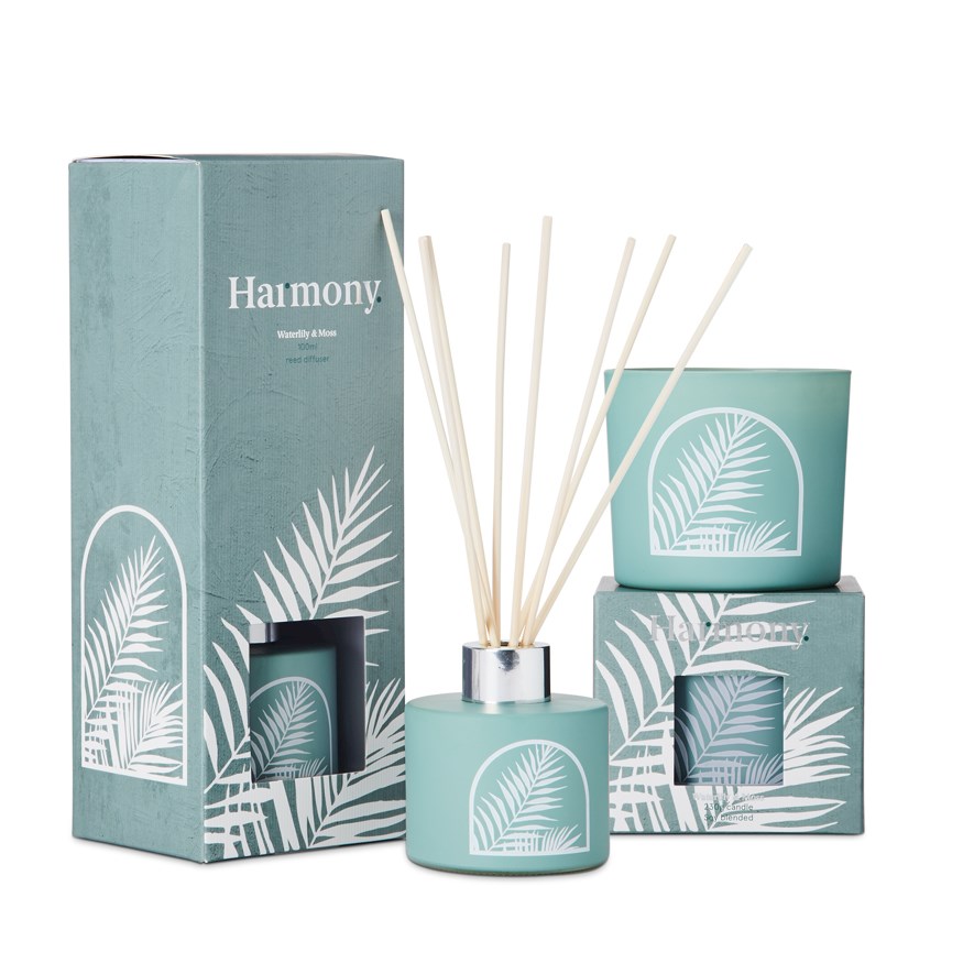 Harmony Waterlily & Moss Diffuser | Adairs