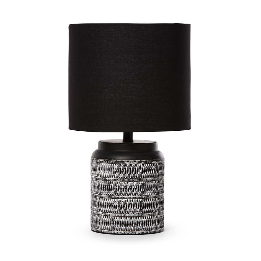 Home Republic - Marrakesh Black Table Lamp | Adairs