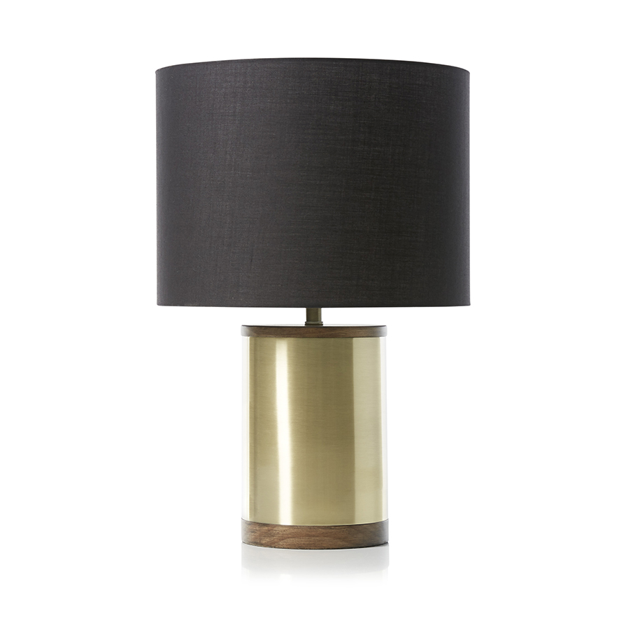 Home Republic - Pier Table Lamp Black & Brass | Adairs