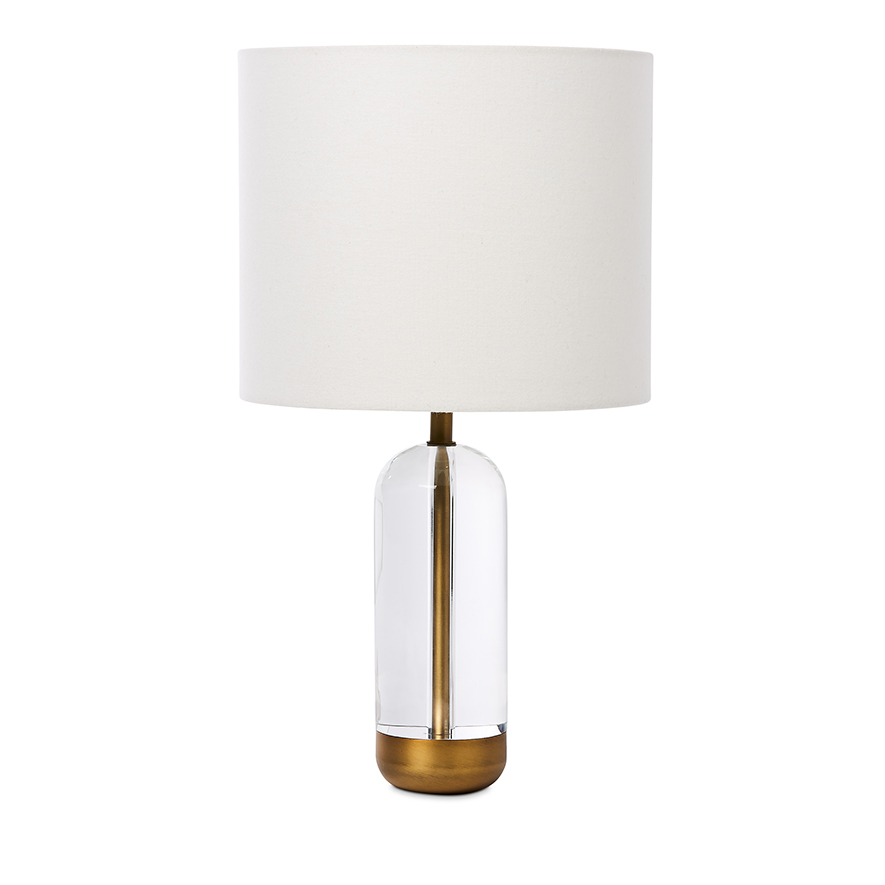 Draper White Table Light | Adairs