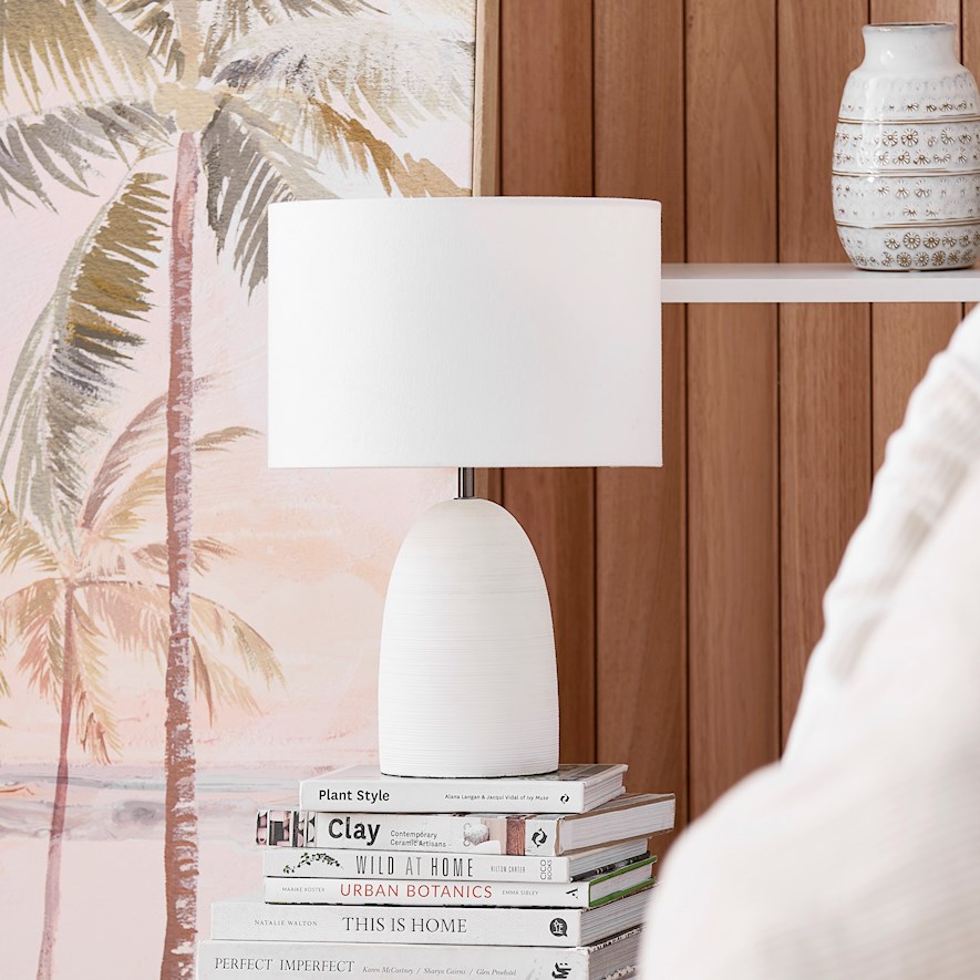 Home Republic - Kodu White Table Light | Adairs