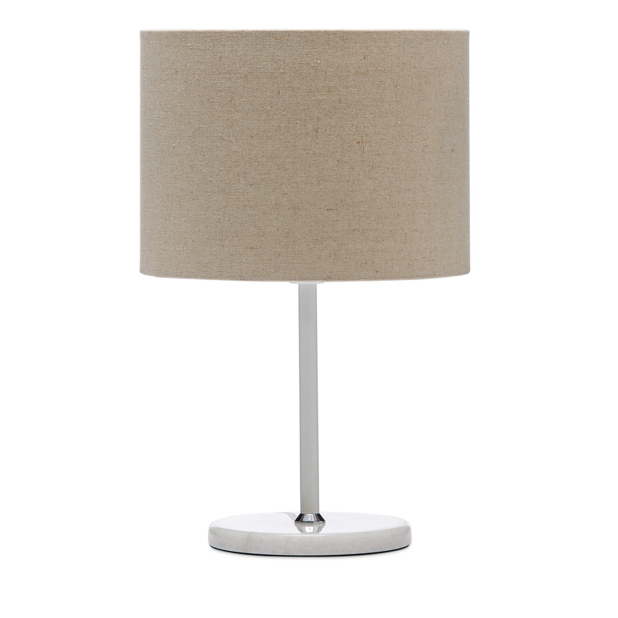 Finley White & Natural Table Lamp | Adairs