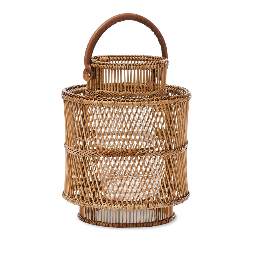 Rattan Natural Lantern | Adairs